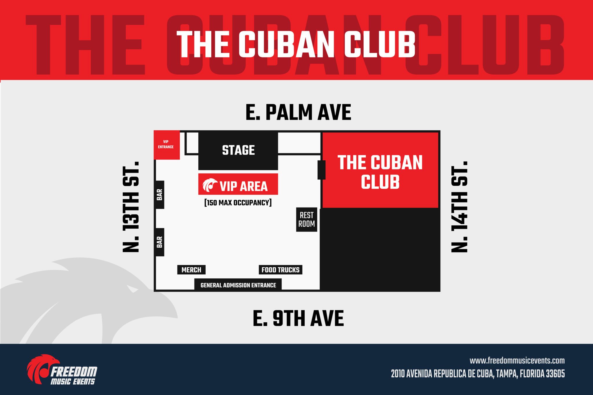 4th of July The Cuban Club - Freedom Music Events